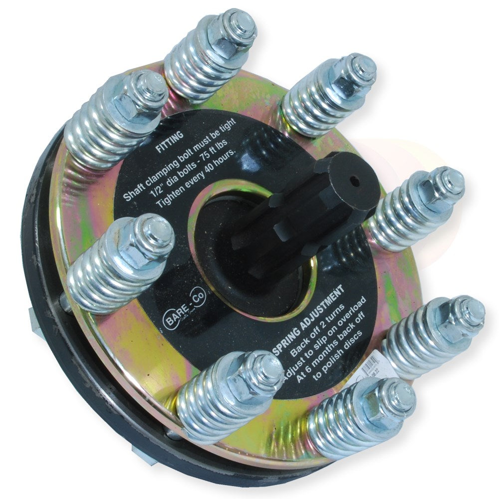 9982 Series P.T.O.Bareco Safety Clutches and Over Run Clutches 40Hp-60 ...