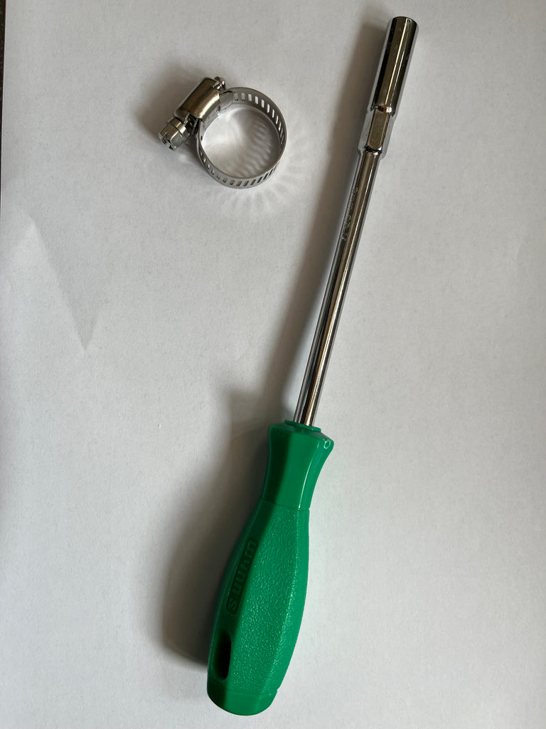 6700 Series SD08 Rigid Steel Shaft Hose Clamp Nut Driver. – Uniclamp