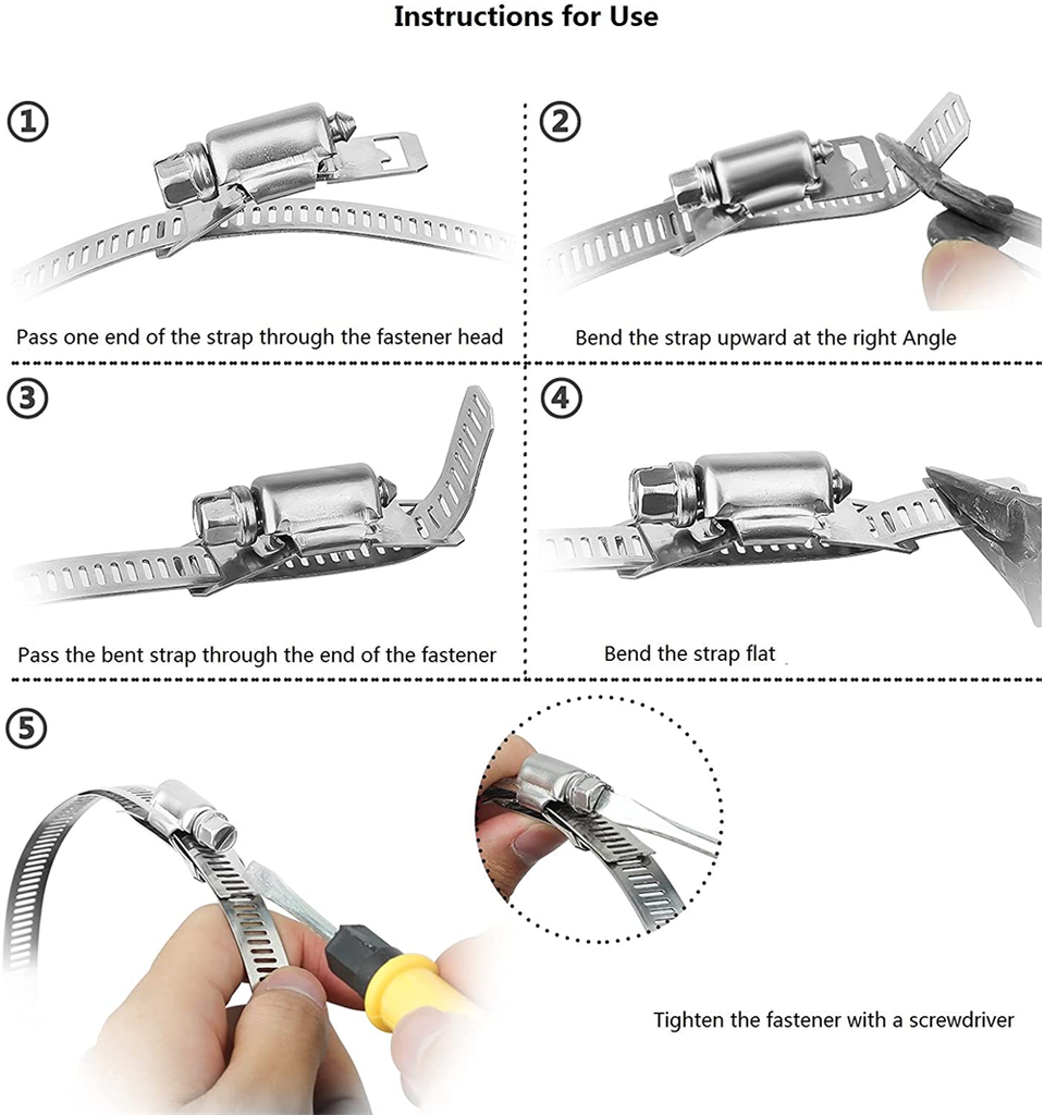 2000-3000 Series All Stainless W4 and Part Stainless W2 Endless Clamp ...