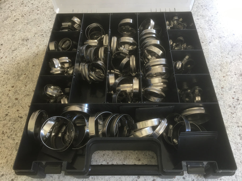 4000MWK Professional Master Hose Clamp Kit W3 All Stainless. – Uniclamp