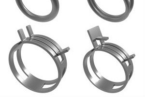 9680 Series Rotor Clip Spring Band Clamps Packs of 100 and Workshop Ki ...